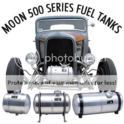 MOON 500 SERIES JR. DRAGSTER 2 GALLON FUEL TANK RAT HOT ROD GASSER DRAG ...
