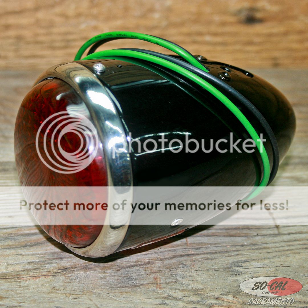 1937 FORD TAIL LIGHT ASSEMBLY LEFT HAND SIDE HOT ROD RAT STREET VTG ...