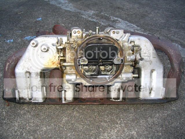 Offenhauser dual plane intake and Holley TA carb | BinderPlanet.com